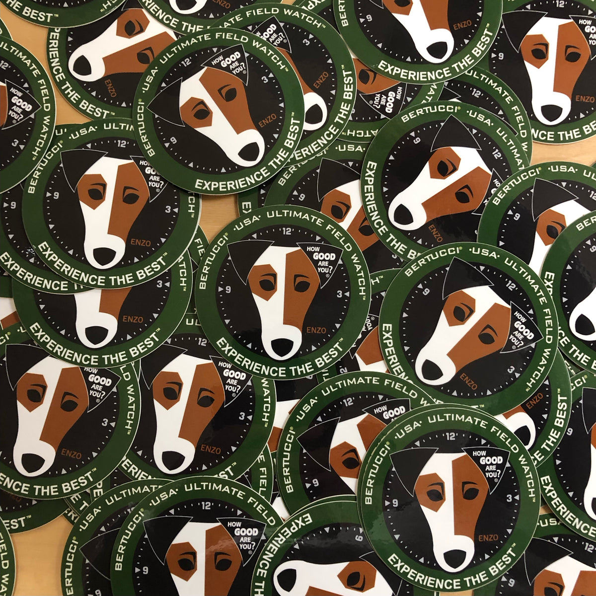 #A0034 Bertucci Enzo All Weather Decal – ultimatefieldwatch.com - Bertucci Watches