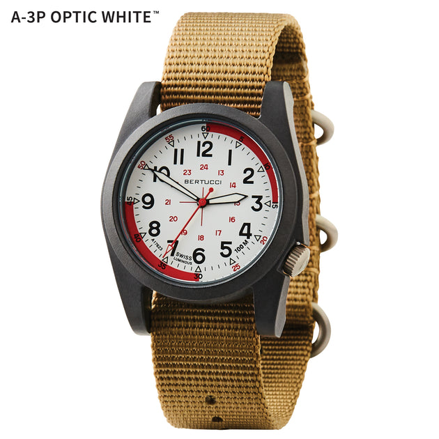 A-3P Optic White™ – ultimatefieldwatch.com - Bertucci Watches
