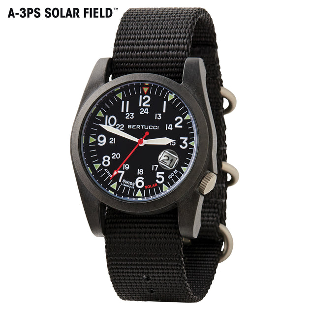 The A-3PS SOLAR FIELD™ – ultimatefieldwatch.com - Bertucci Watches